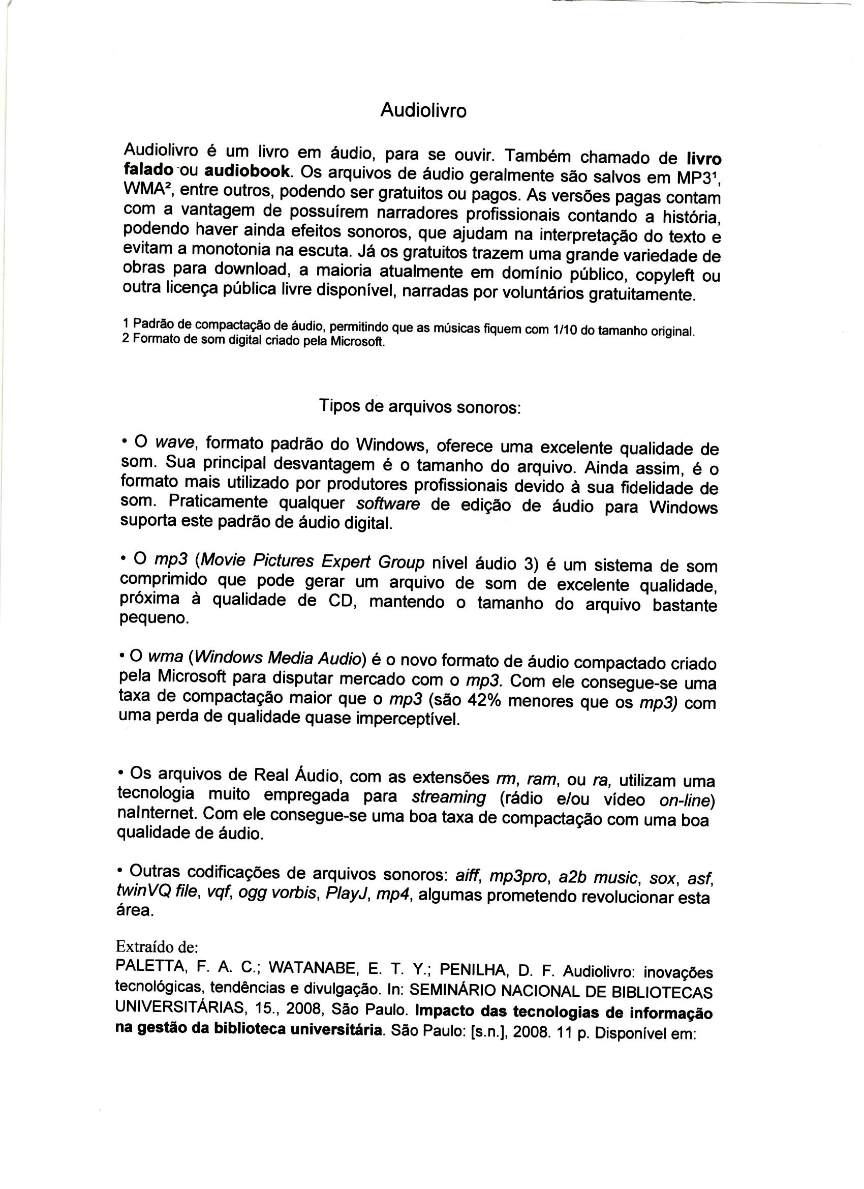 AACR 2 – AudioLivro – Portal do Grupo de Catalogação