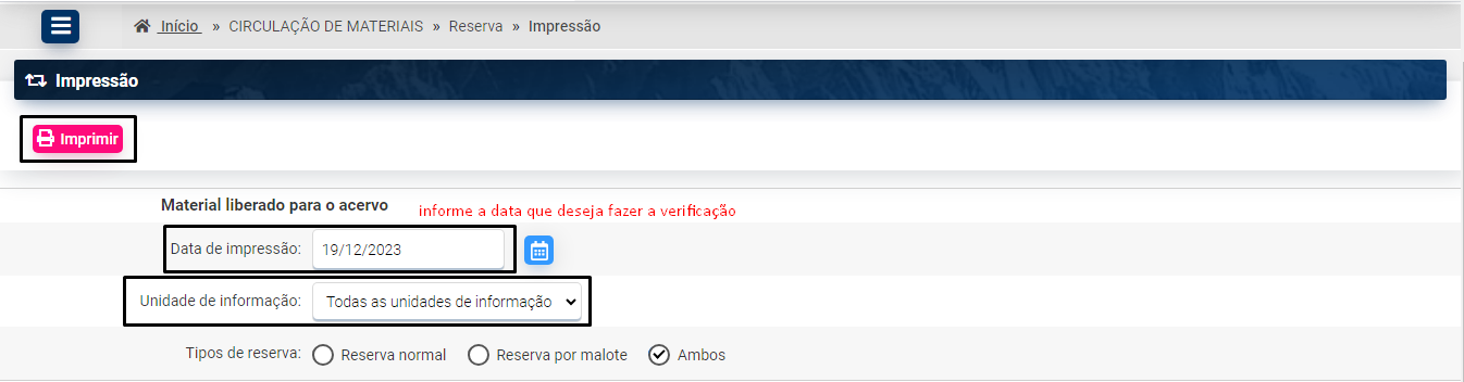 Material Liberado para Acervo – Portal do Grupo de Circulaçao